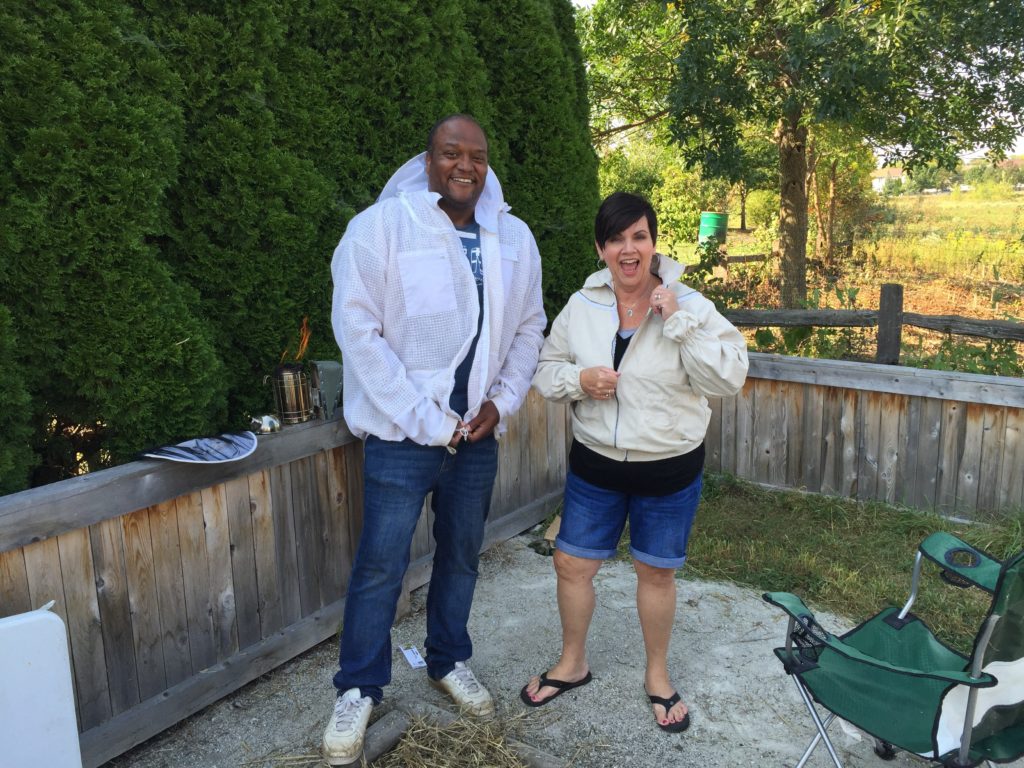 » Manley Visits Local Beekeeping Business